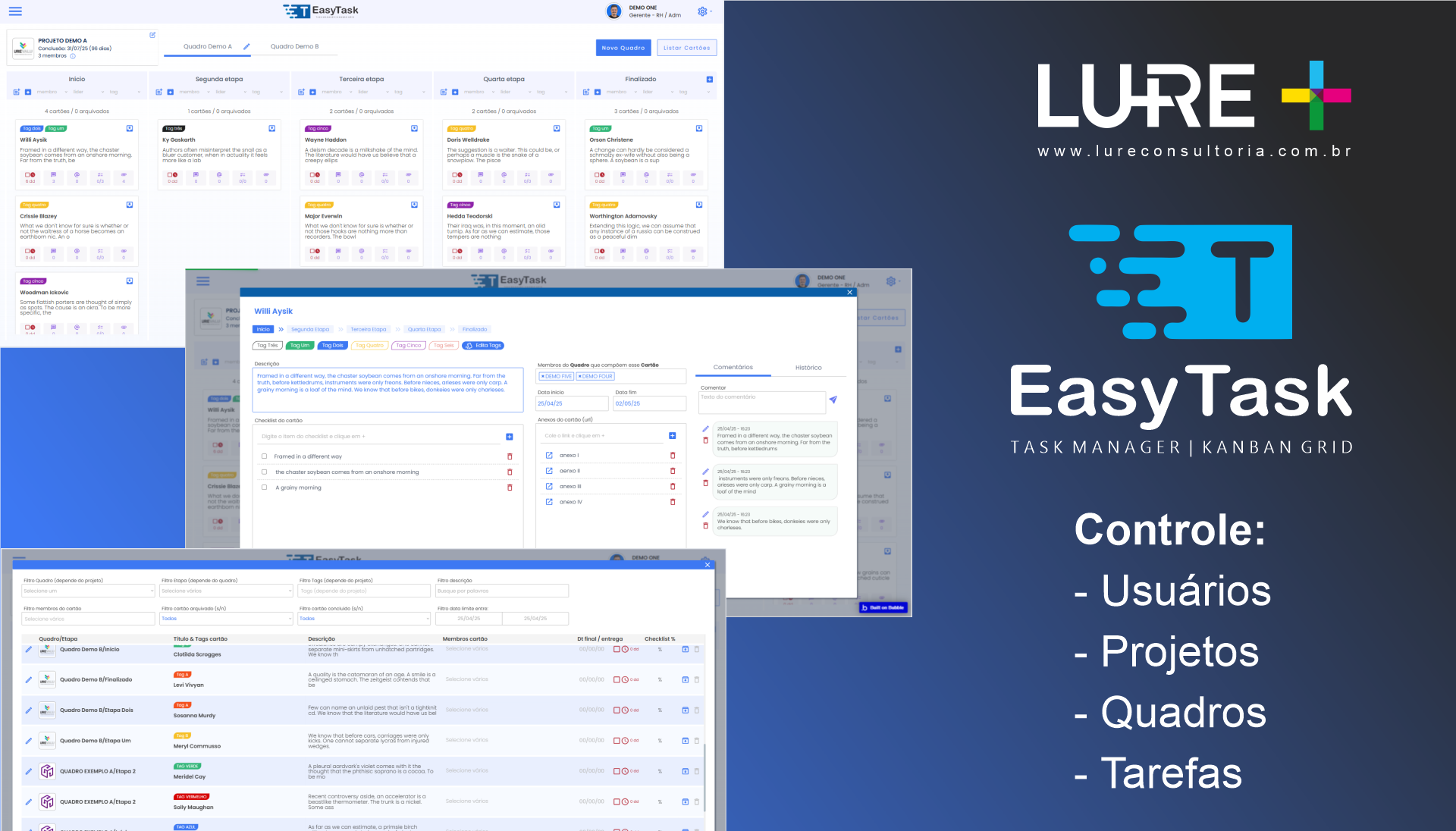 Team, task & project manager Template | Bubble